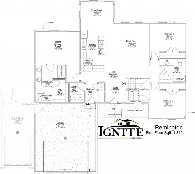 Remington Floor Plan - Designer Homes